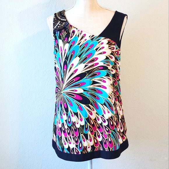 Nicole by Nicole Miller | Tops | Nicole By Nicole Miller Color Splash ...